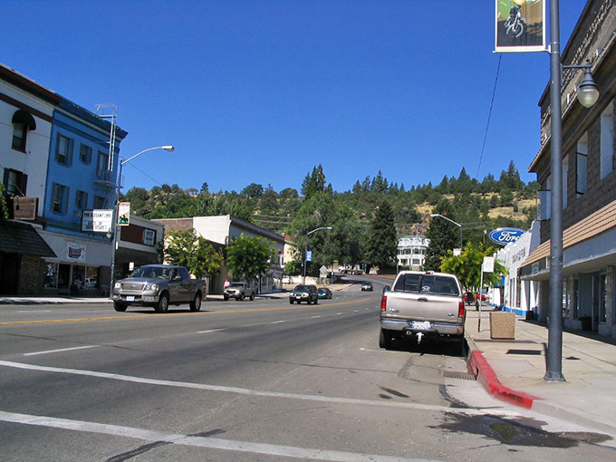The San Bernardino Mountains create a stunning backdrop for Susanville's peaceful streets. Nature's skyscrapers beat concrete ones any day.