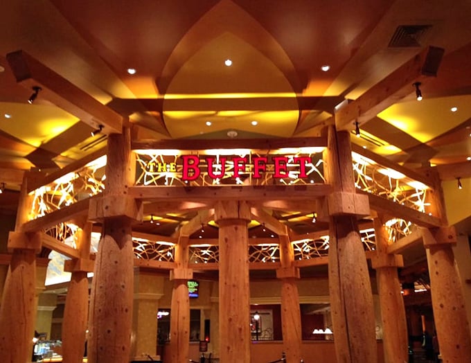 Those majestic wooden pillars aren't just holding up the ceiling&mdash;they're supporting your wildest all-you-can-eat dreams.