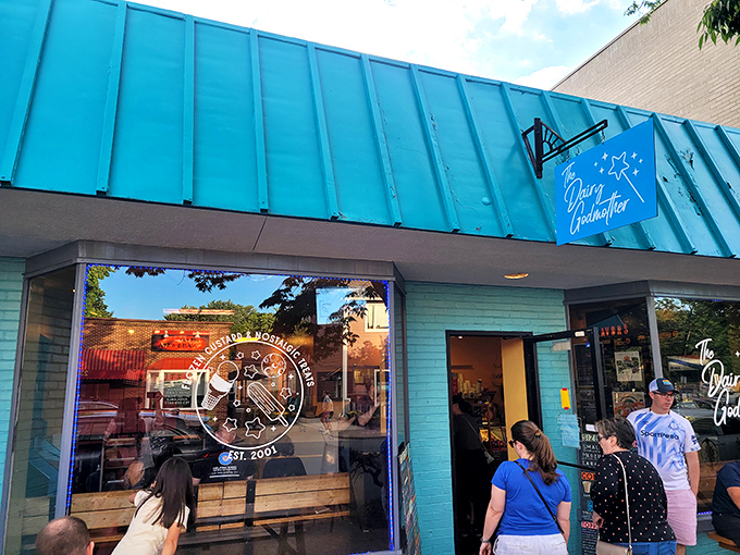 Where donuts meet ice cream&mdash;The Dairy Godmother's window display is the stuff of childhood dreams, upgraded.