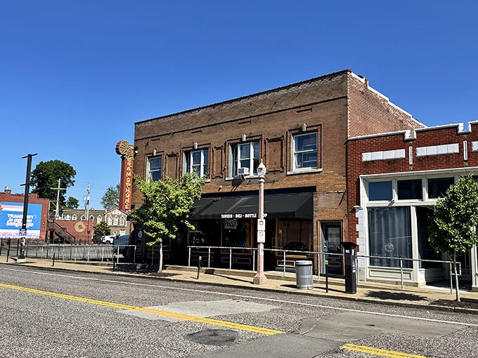 That mural beside The Gramophone tells stories of musical legends while you create your own sandwich memories.