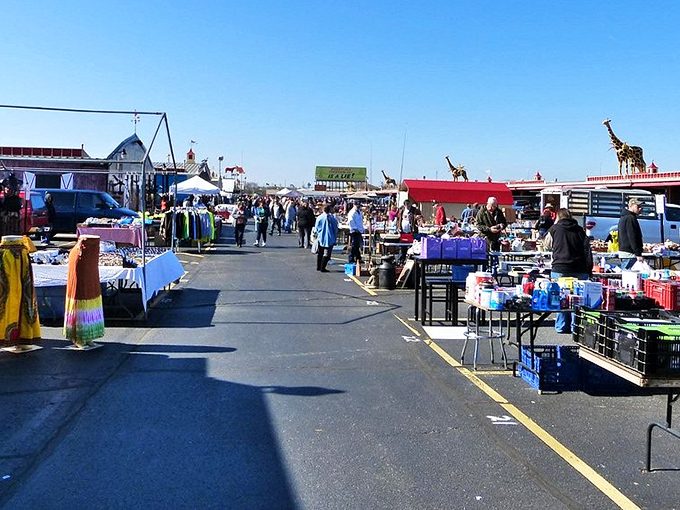 Look for the giraffes! Traders World's distinctive roofline signals you've arrived at one of Ohio's most eclectic shopping adventures.