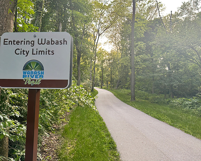 "Entering Wabash City Limits" &ndash; your invitation to slow down and remember when journeys were about the scenery, not the destination.