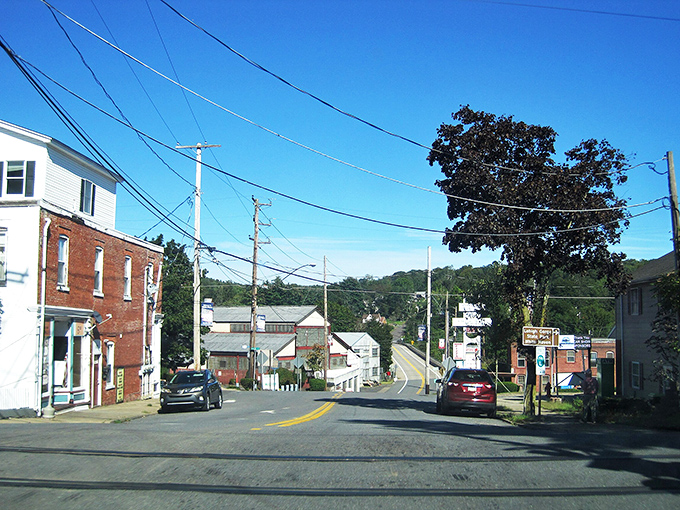 Small-town charm with a side of history! White Haven's main street offers a glimpse into Pennsylvania's storied past.