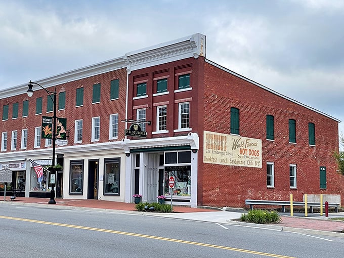 Downtown Wytheville offers that perfect blend of historic charm and modern convenience. Those awnings provide shade for window shoppers!