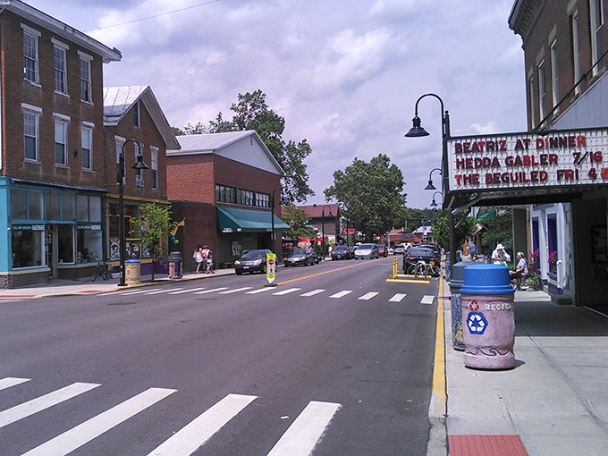 The kind of street where you can park once and explore all day. Yellow Springs' charm works better than any antidepressant! 