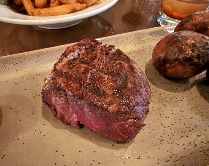 Behold the 8-ounce filet mignon&mdash;a masterpiece of meat so perfectly cooked it makes vegetarians question their life choices.