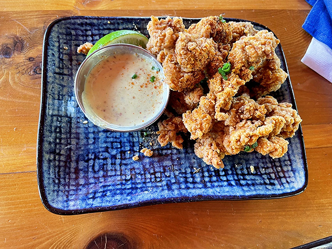 Those famous Florida gator bites that'll make you forget everything about rubber chicken.