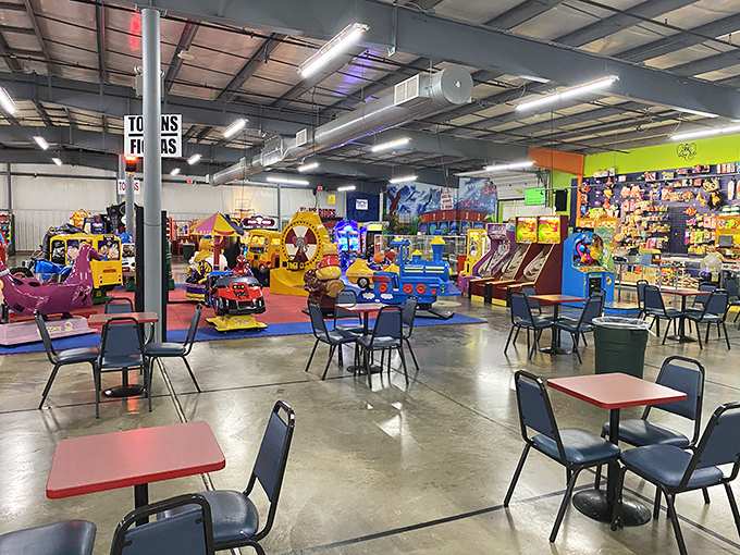 Not just shopping—the arcade area offers a welcome respite for tired feet and bored teenagers, turning a shopping trip into a full family adventure.