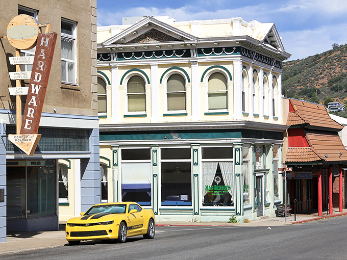 Downtown's architectural personality shines with Victorian details and vibrant colors &ndash; like a movie set where real people actually live.