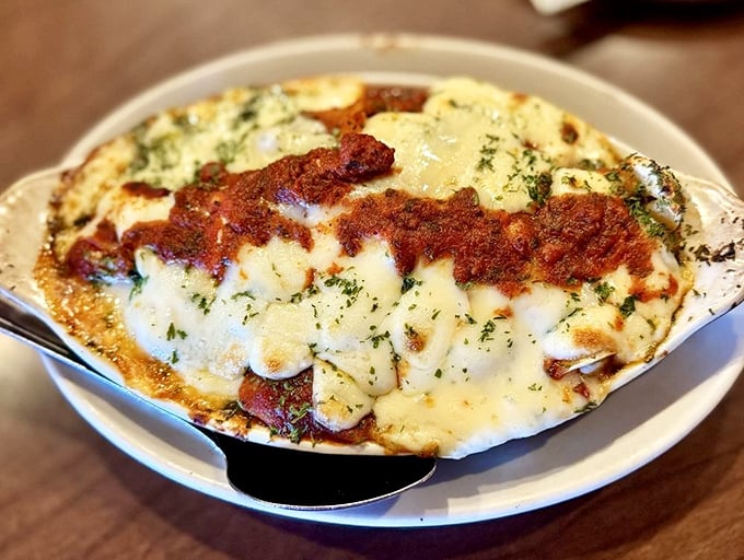 This isn't just baked pasta&mdash;it's a bubbling cauldron of cheese and sauce that would make any nonna weep with pride. Comfort food that hugs your soul.