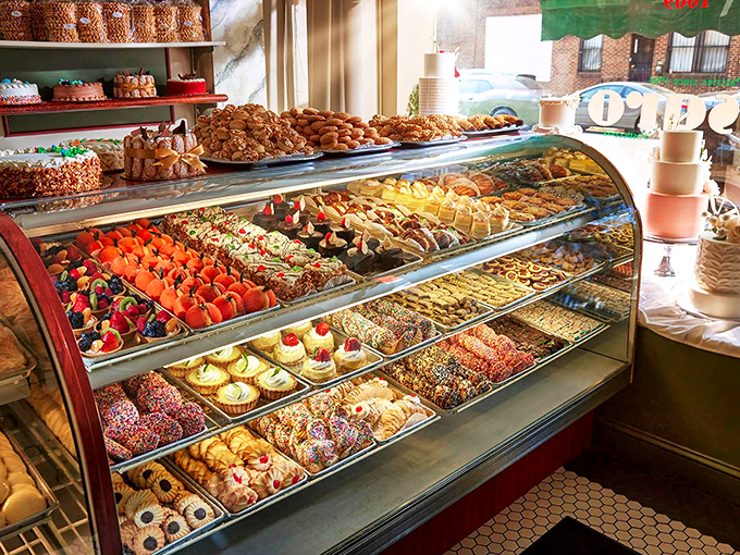 Pastry paradise in full technicolor glory. If Willy Wonka had been Italian, this is what his factory would have looked like&mdash;minus the Oompa Loompas.