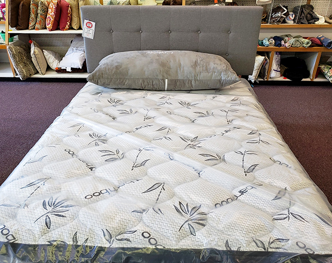 Dreams come at a discount when you find a perfectly good mattress with a headboard that's just waiting to hear your bedtime stories.