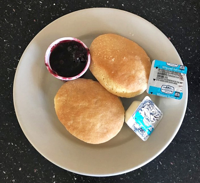 Behold the golden duo: fluffy biscuits and homemade jam that'll ruin you for all others.