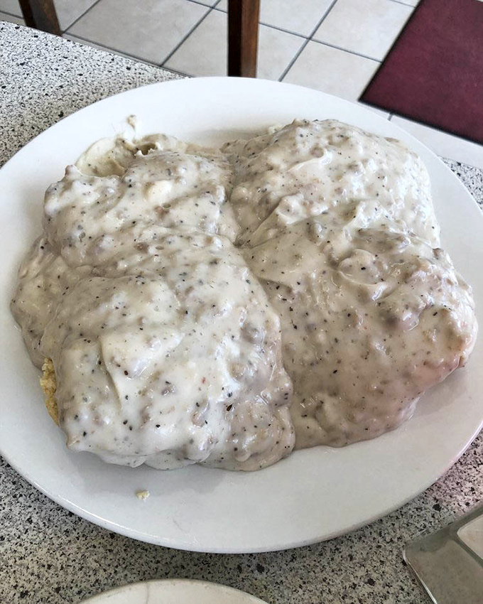 These biscuits and gravy could broker world peace &ndash; one delicious, peppery bite at a time.