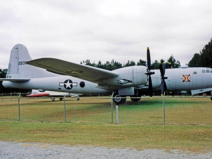 Not your average lawn ornament! This preserved B-29 Superfortress at Georgia Veterans State Park reminds visitors of the area's deep military connections.