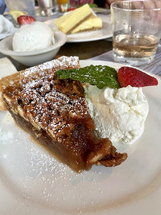 Bourbon pecan pie that makes you question your life choices. Why haven't you been eating this every day for the past decade?