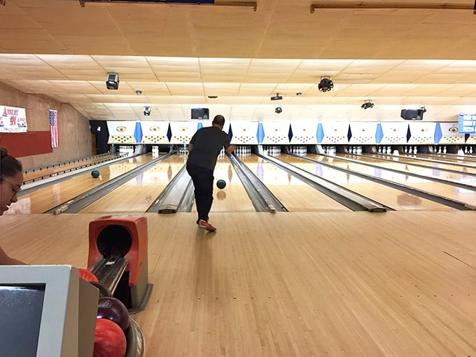 Even the bowling alley in Bellefonte feels nostalgic. This is where strikes and spares happen the old-fashioned way&mdash;with actual human interaction.