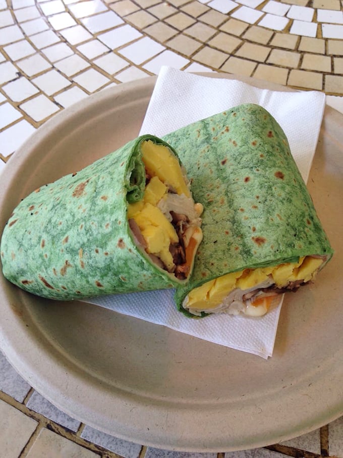 Behold the legendary breakfast burrito that's converting skeptics into believers across Virginia daily.