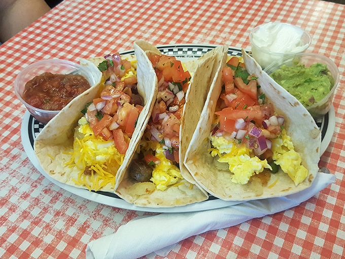 Behold the breakfast taco trio that's converting Ohio into unexpected Tex-Mex territory, one bite at a time.