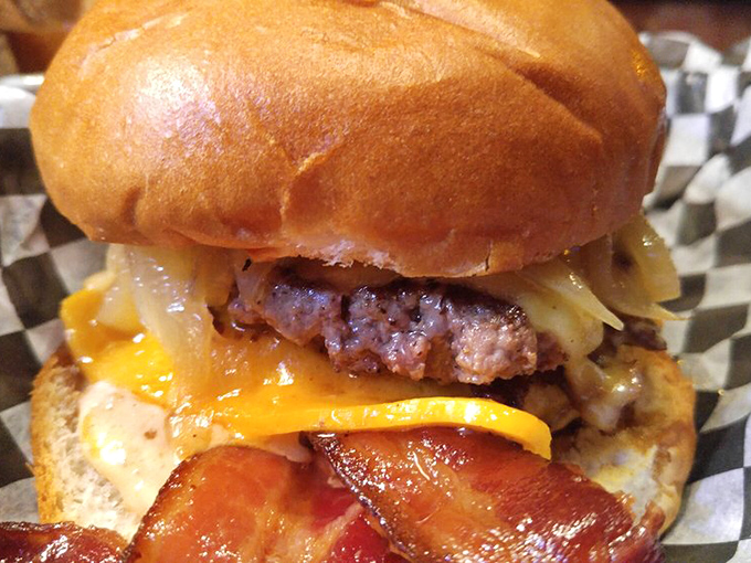 Behold the burger that launched a thousand road trips. That melty cheese cascade isn't just photogenic&mdash;it's life-changing.