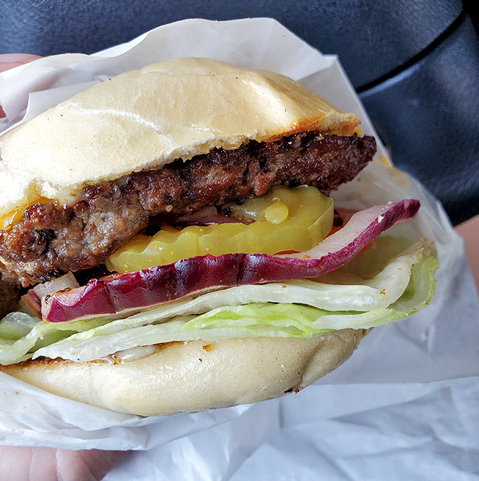 This isn't just a burger&mdash;it's a handheld masterpiece that makes your taste buds sing hallelujah.
