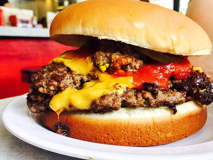 Not all heroes wear capes &ndash; some come on a soft bun with melted cheese cascading down hand-formed patties like a yellow waterfall of joy.