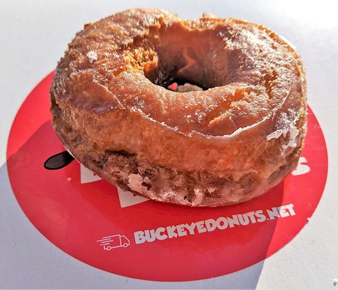 The star of the show: a buttermilk donut with that perfect golden crust that makes you question every other breakfast decision you've ever made.