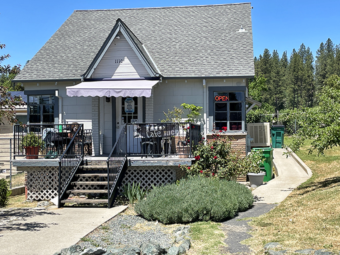 Quaint cottage caf&eacute;s like this one offer the perfect morning ritual: fresh coffee, homemade pastries, and conversations with neighbors who actually know your name.