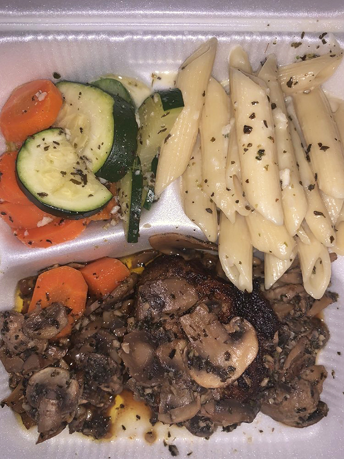 
Saut&eacute;ed mushrooms dancing alongside perfectly seasoned tri-tip&mdash;proof that sometimes the best relationships are the ones that sizzle together. 