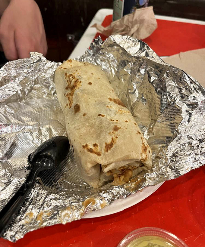 When a burrito looks this good, you know someone takes their craft seriously.