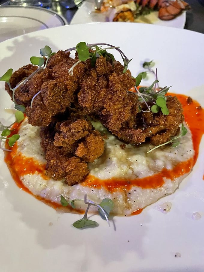 The legendary Chicken Fried Lobster&mdash;where Southern comfort meets oceanic luxury. It's what would happen if Paula Deen and Neptune collaborated.