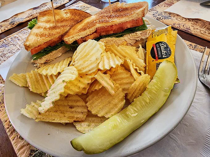 A chicken sandwich that doesn't need Instagram filters to look good. Crispy, golden, and accompanied by the pickle that changes everything.