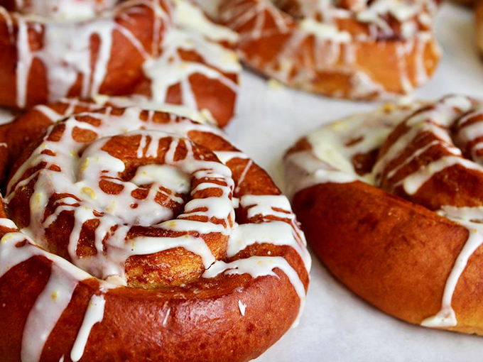 These aren't just cinnamon rolls&mdash;they're spiral-shaped happiness with icing that doesn't apologize for its generosity.
