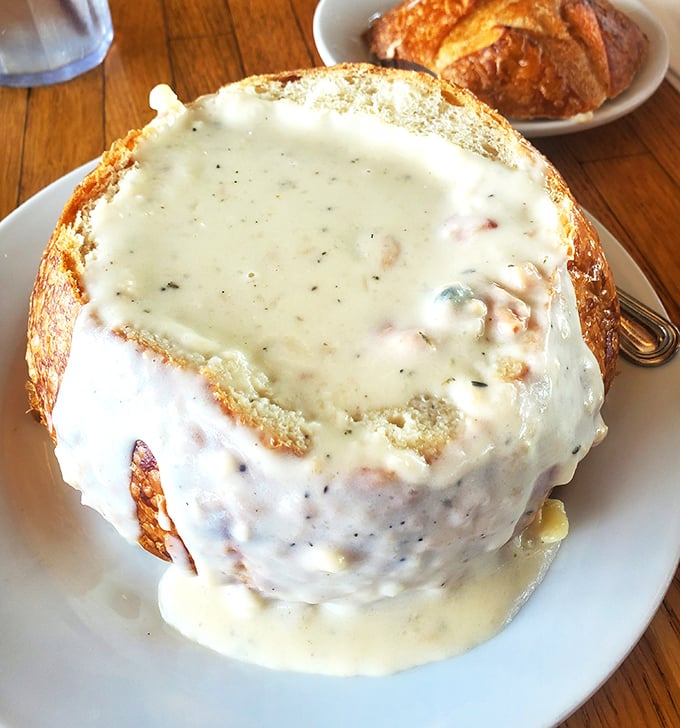 This isn't just clam chowder&mdash;it's a creamy masterpiece in a sourdough fortress that's practically San Francisco's edible mascot.