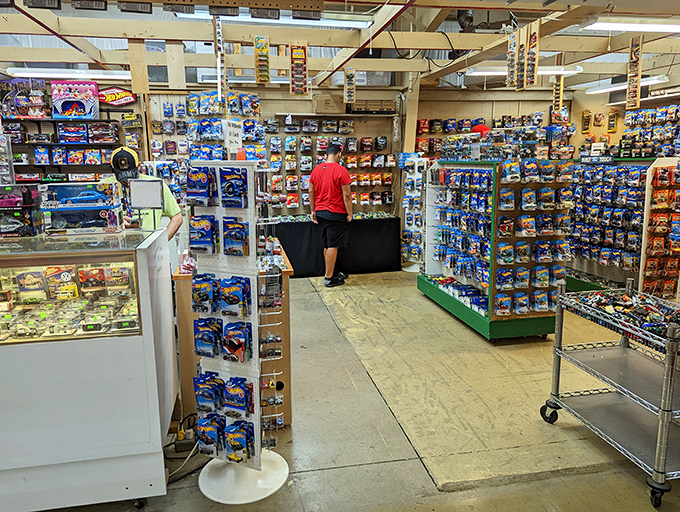 Toy collectors, prepare your wallets! This meticulously organized booth is where childhood memories and adult collecting habits collide in spectacular fashion.