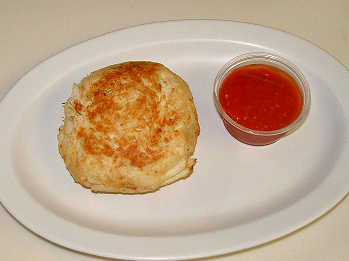 This crab cake isn't trying to impress with fancy presentation&mdash;it's too busy being absolutely perfect in its simplicity.