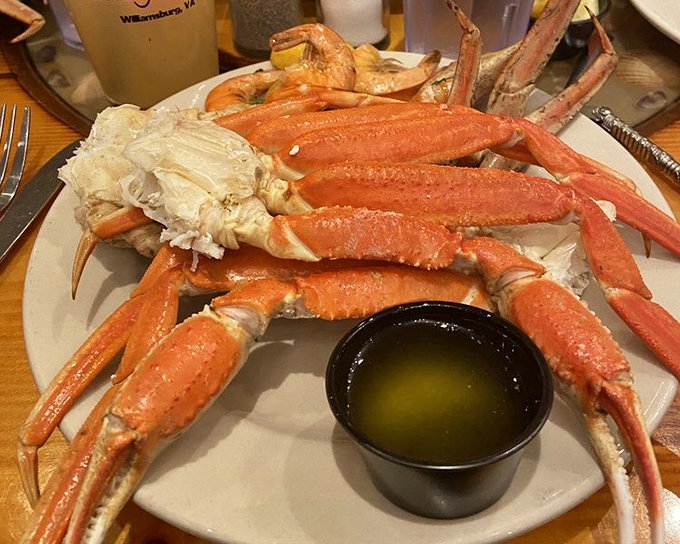 Snow crab legs: Nature's way of making you work for your food. The reward? Sweet, tender meat that makes the battle with crackers entirely worthwhile.