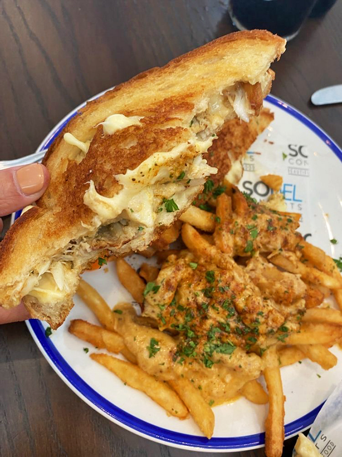 Not all heroes wear capes, but this lobster grilled cheese definitely deserves a medal for bringing together two of life's greatest pleasures.