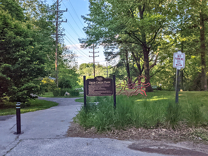 Deer Creek Park offers tranquil trails where the only thing you'll spend is calories. Nature's retirement plan doesn't require a financial advisor.