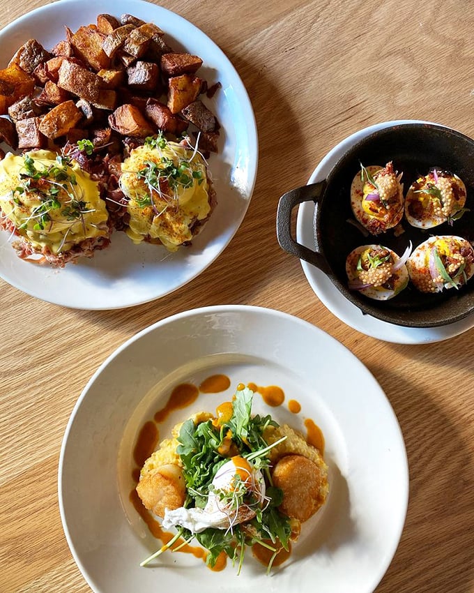 Brunch at The Millworks isn't just a meal, it's an event&mdash;where eggs benedict and roasted potatoes become the main characters in your Sunday story.