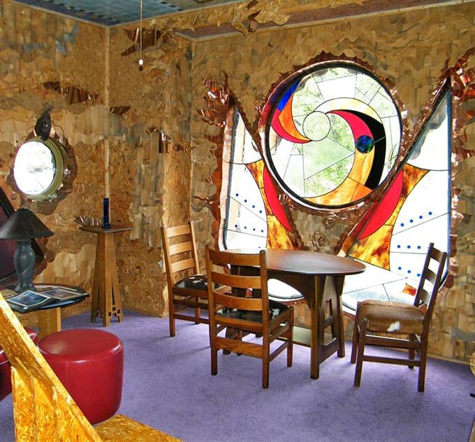 Where dining meets dreaming &ndash; those stained glass swirls turn every meal into a kaleidoscope experience.