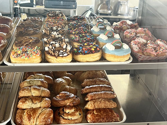 Donut heaven exists, and it's behind glass in La Puente. These colorful creations make choosing just one an exercise in delicious futility.