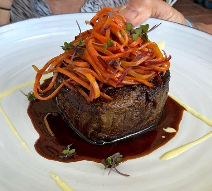 Behold the filet mignon that makes grown adults weep tears of pure, unadulterated beef joy.