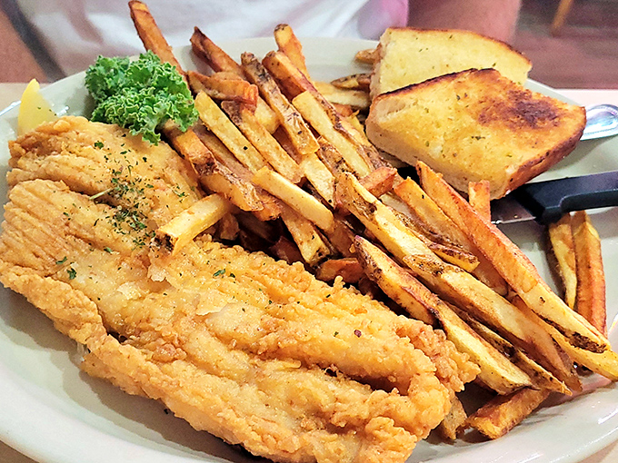 Golden, crispy perfection meets fork-tender fish. These aren't just fish and chips—they're the reason napkins were invented.