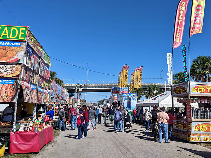 Festival fever! Where else can you find food vendors, smiling faces, and the promise of seafood that was swimming just hours ago?