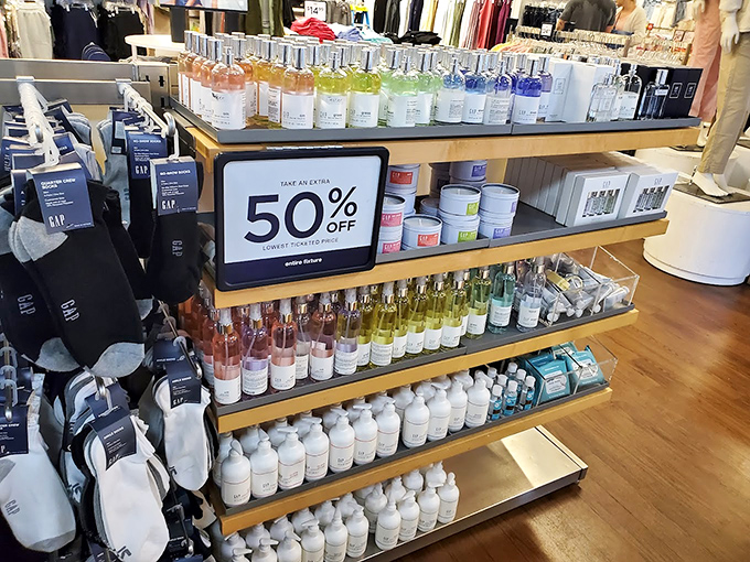 The fragrance section: where "I'll just try one spritz" becomes "I'll take three bottles" faster than you can say "signature scent."