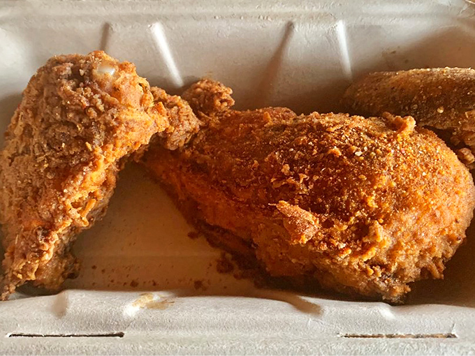 Golden-brown perfection that makes Colonel Sanders look like an amateur. This chicken doesn't just taste good&mdash;it's the kind that haunts your dreams.