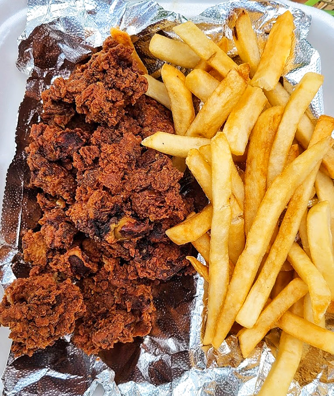 Crispy on the outside, tender within&mdash;these chicken livers and golden fries represent the PhD of comfort food cooking.