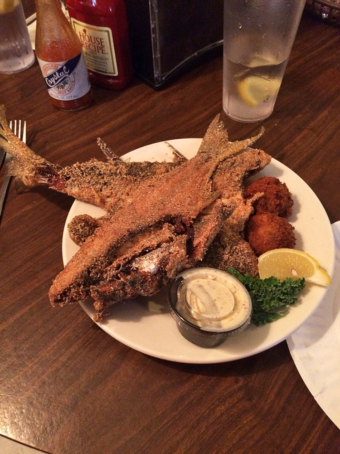 Behold the fried mullet in its golden-crusted glory&mdash;a local delicacy that makes you wonder why this fish isn't famous everywhere.