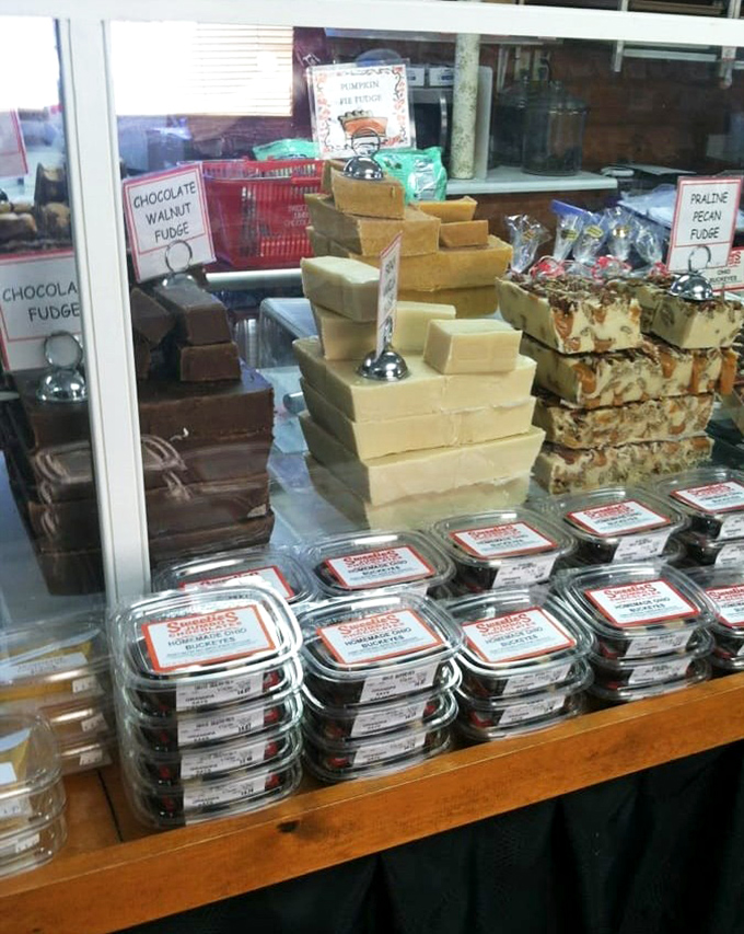 Fudge architecture at its finest! These carefully constructed towers of sweetness make skyscrapers look uninspired by comparison.